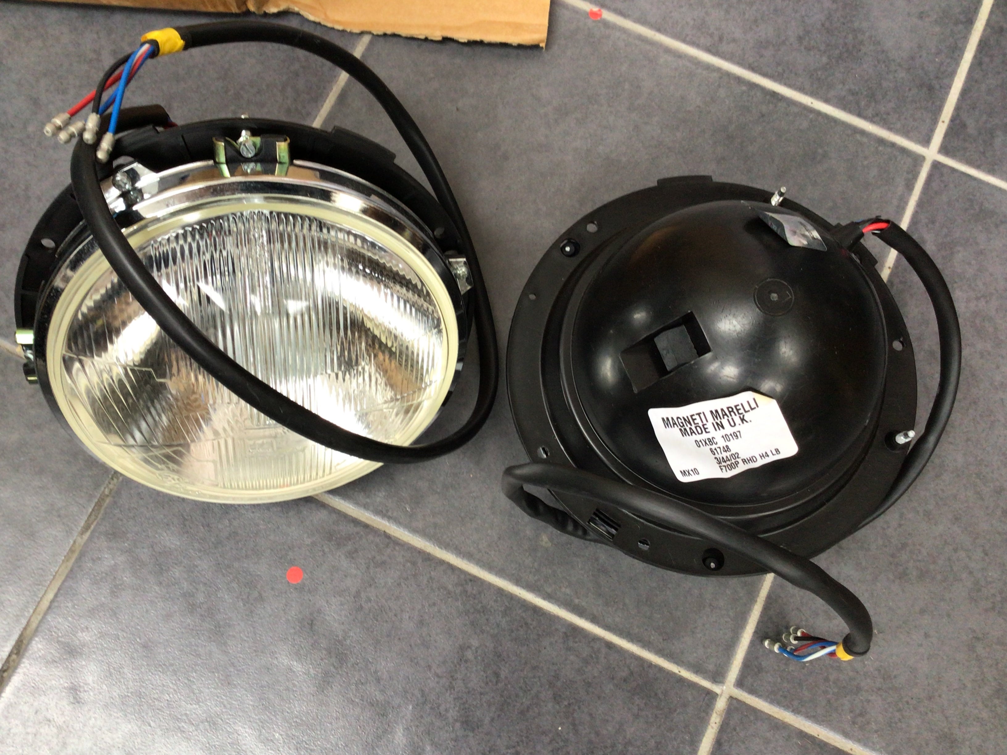 Rover Mini Cooper SE and MPI H4 quadoptic headlamp assemblies (pair ...